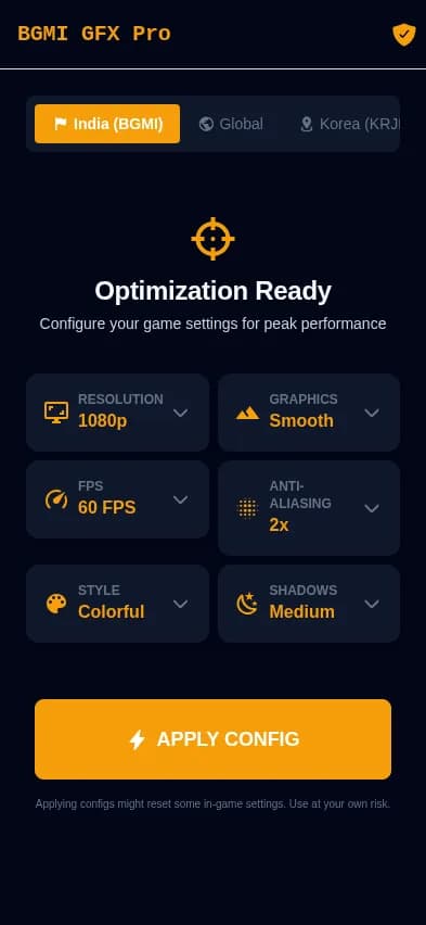 BGMI GFX Pro Tool