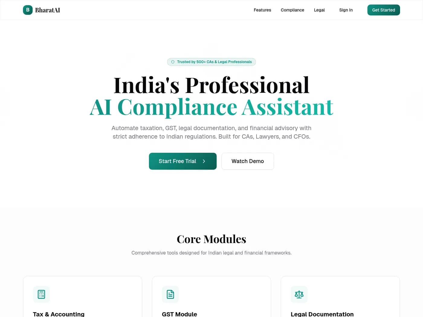 BharatAI: Compliance Assistant