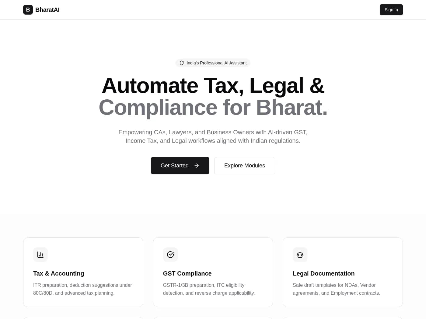 BharatAI Compliance Assistant