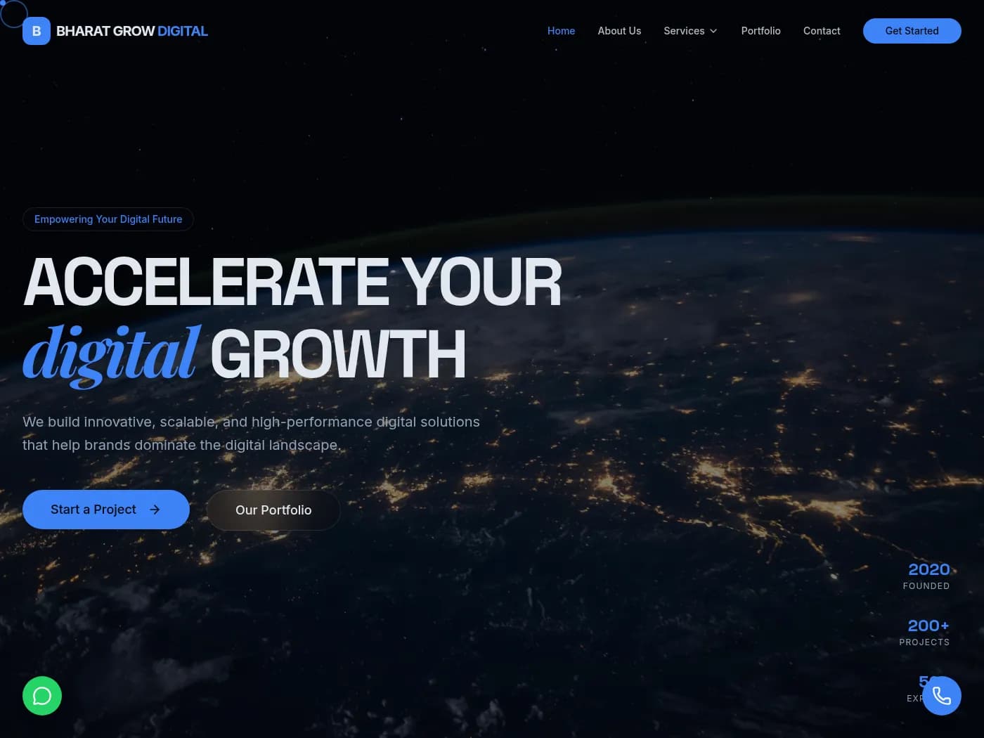 Bharat Grow Digital Site