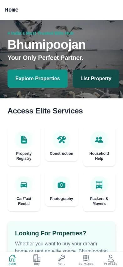 Bhumipoojan Mobile App