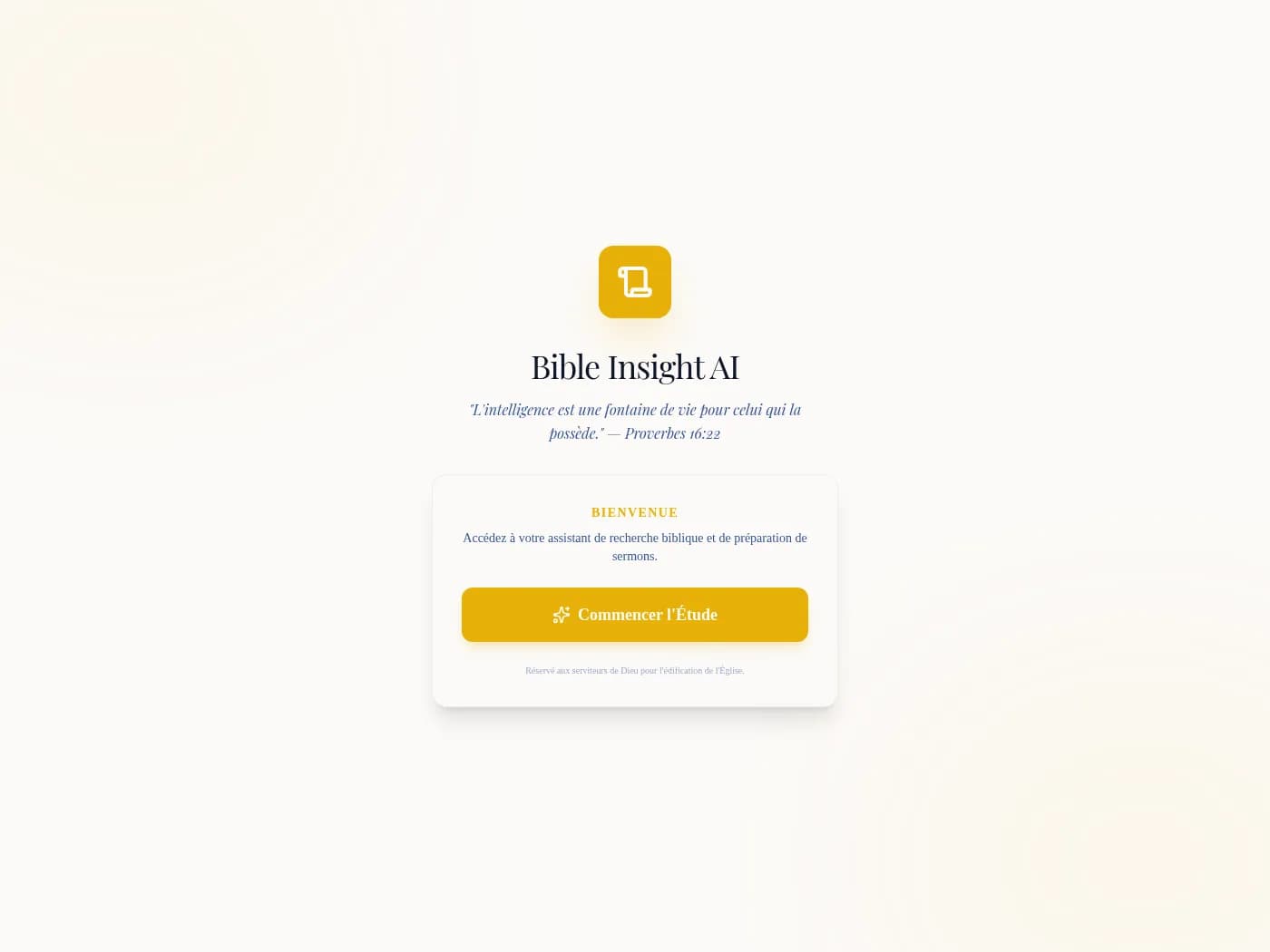 Bible Insight AI
