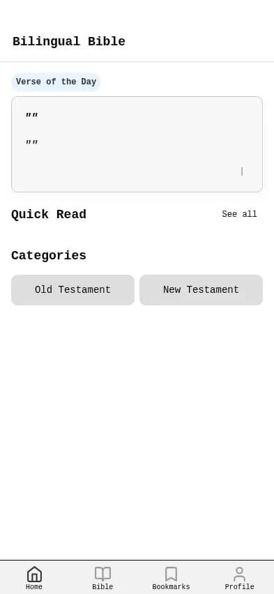 Bilingual Bible Mobile