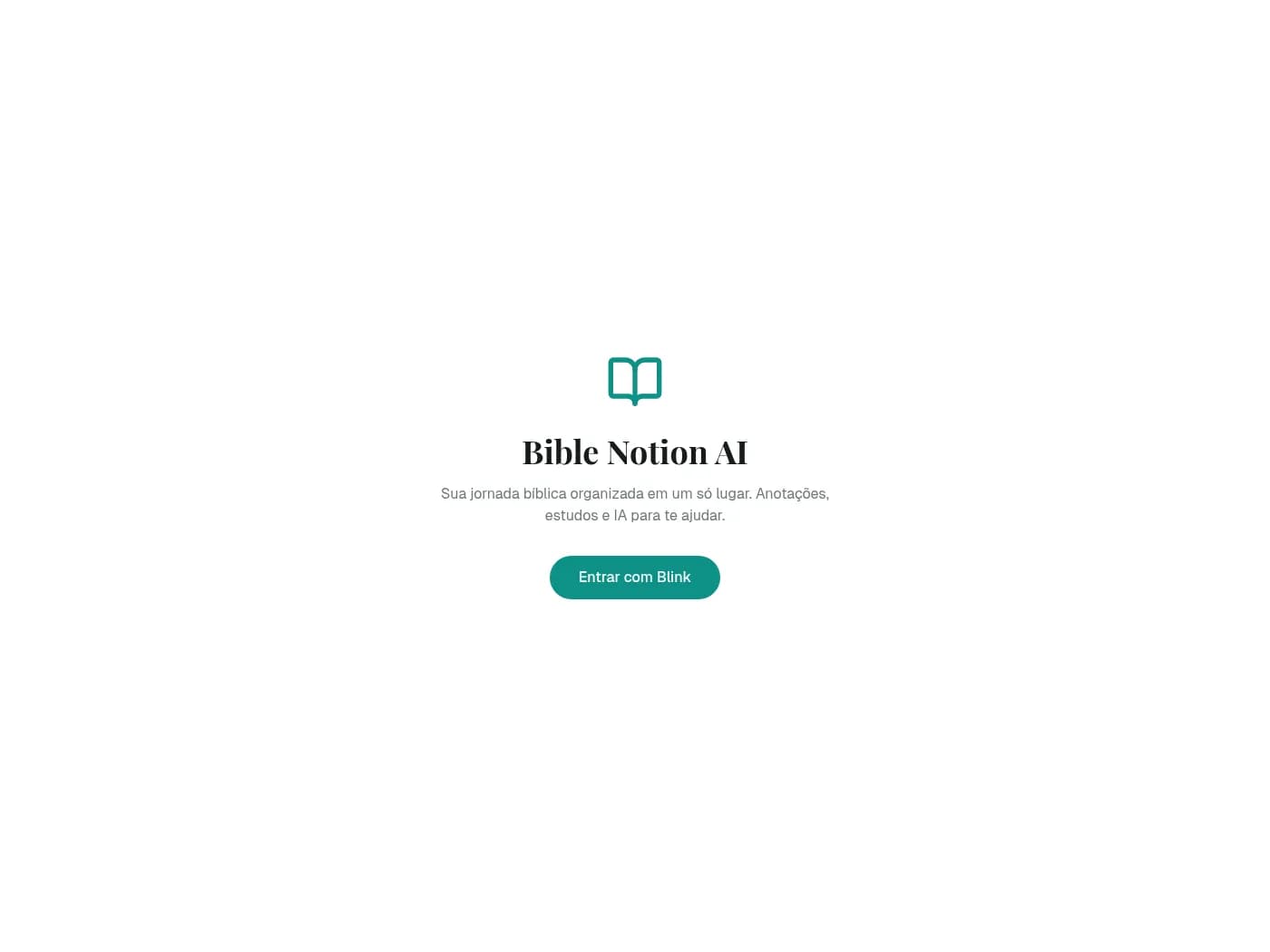 Bible Notion AI