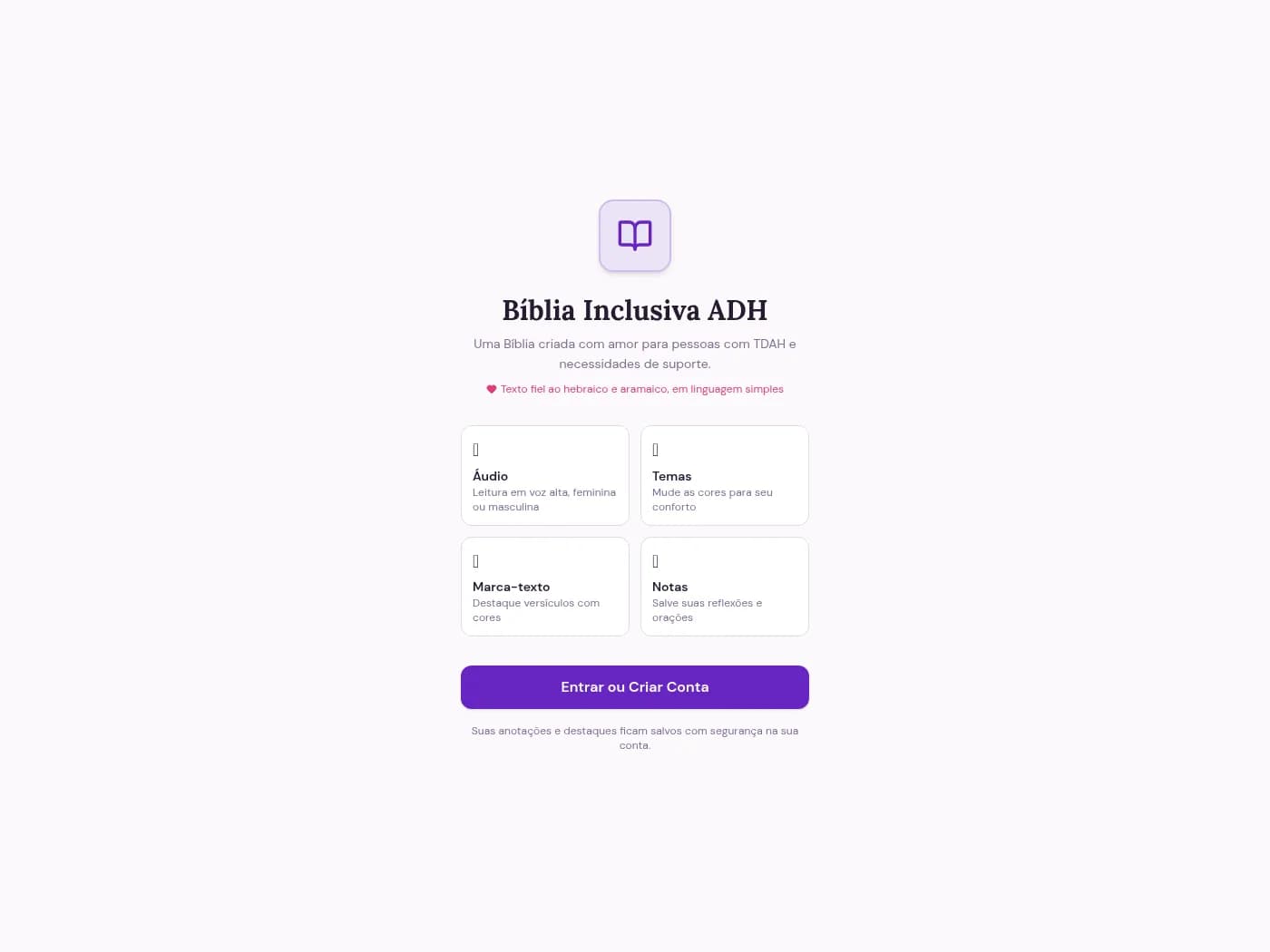 Bíblia Inclusiva ADH