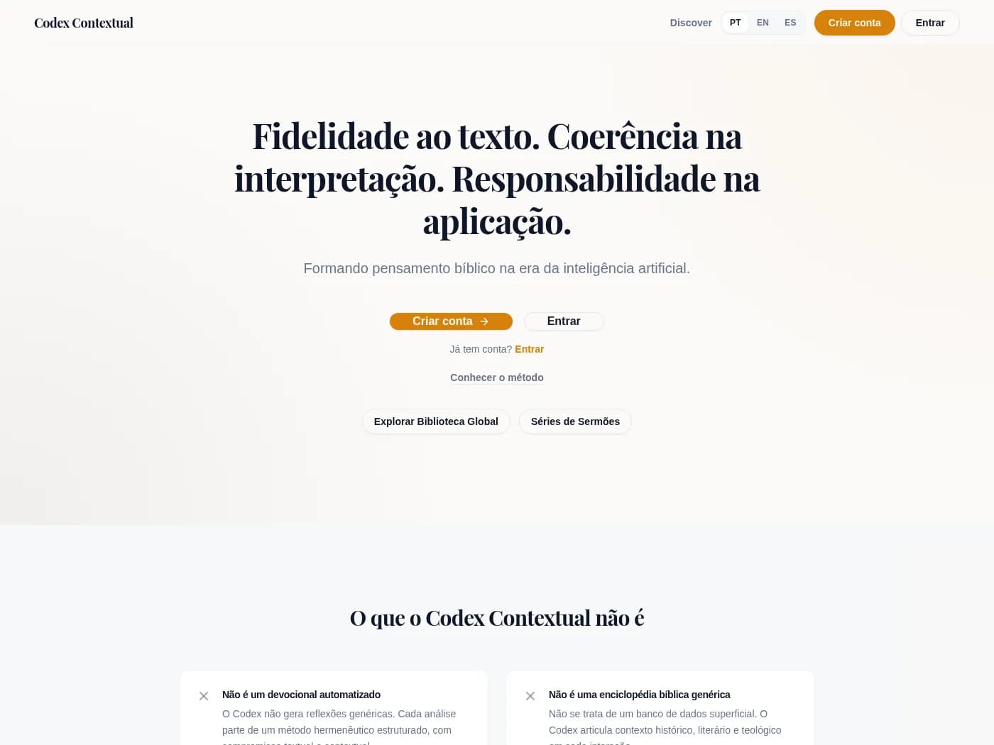 Inteligência Bíblica Contextual