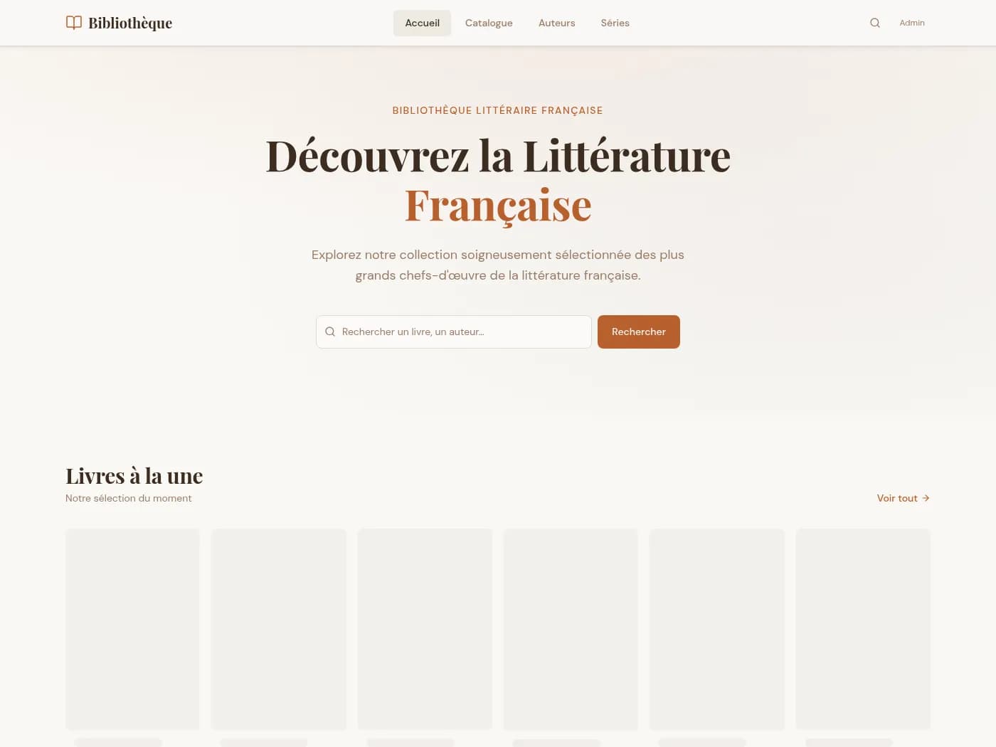 Bibliothèque Littéraire Française