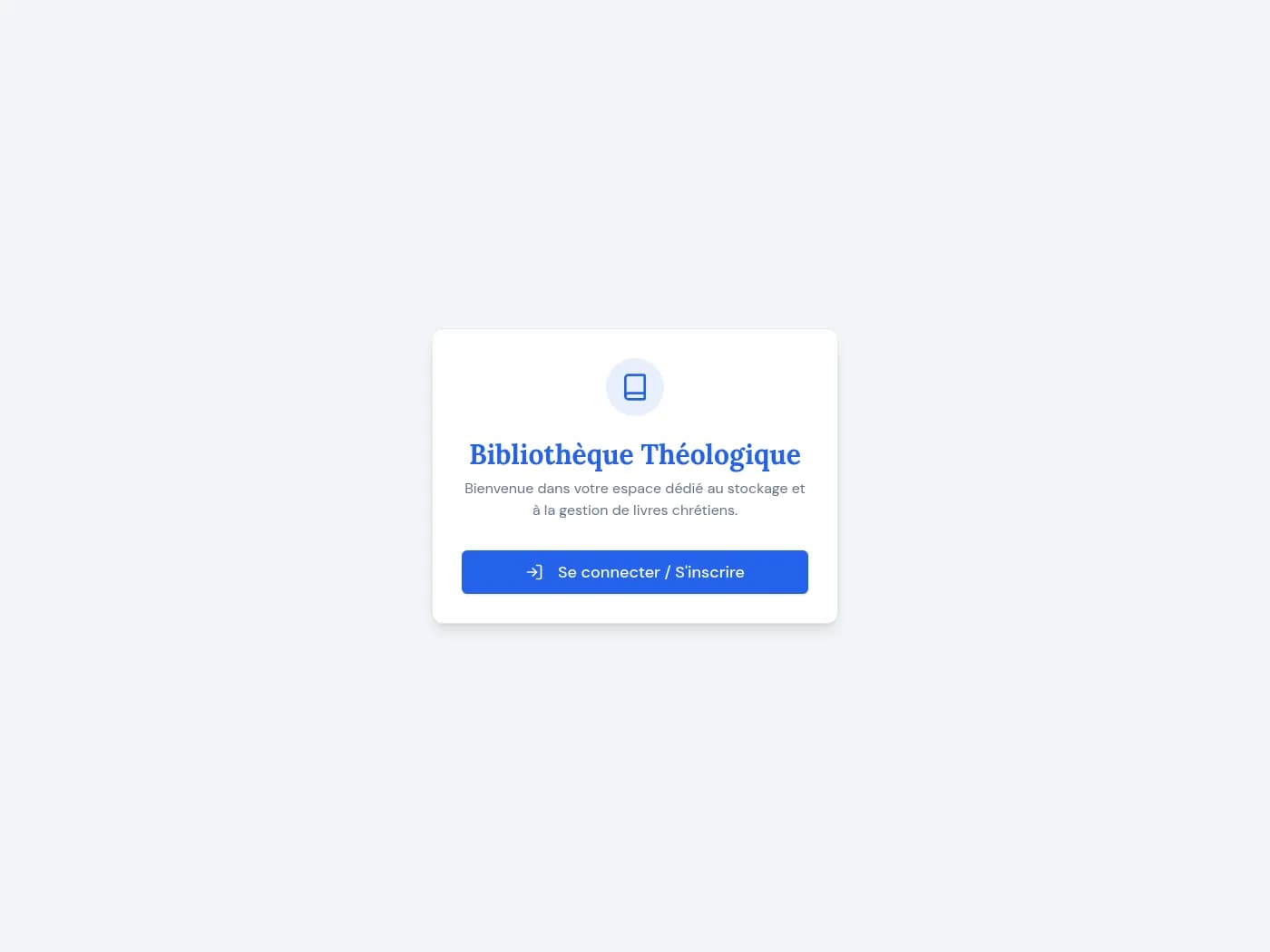 Bibliothèque Théologique