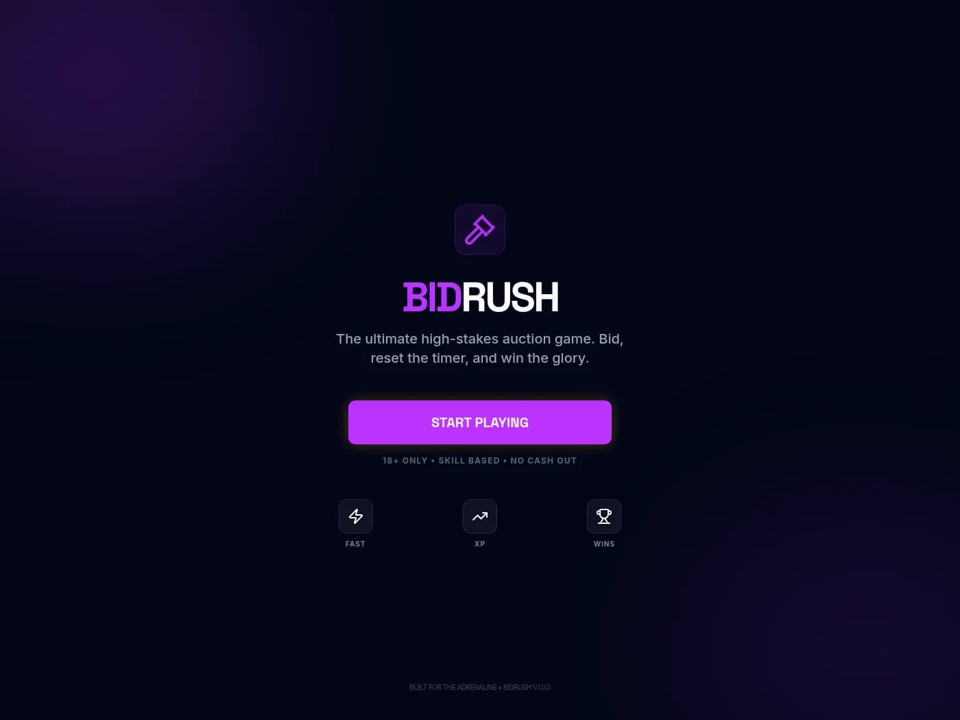 BidRush Game