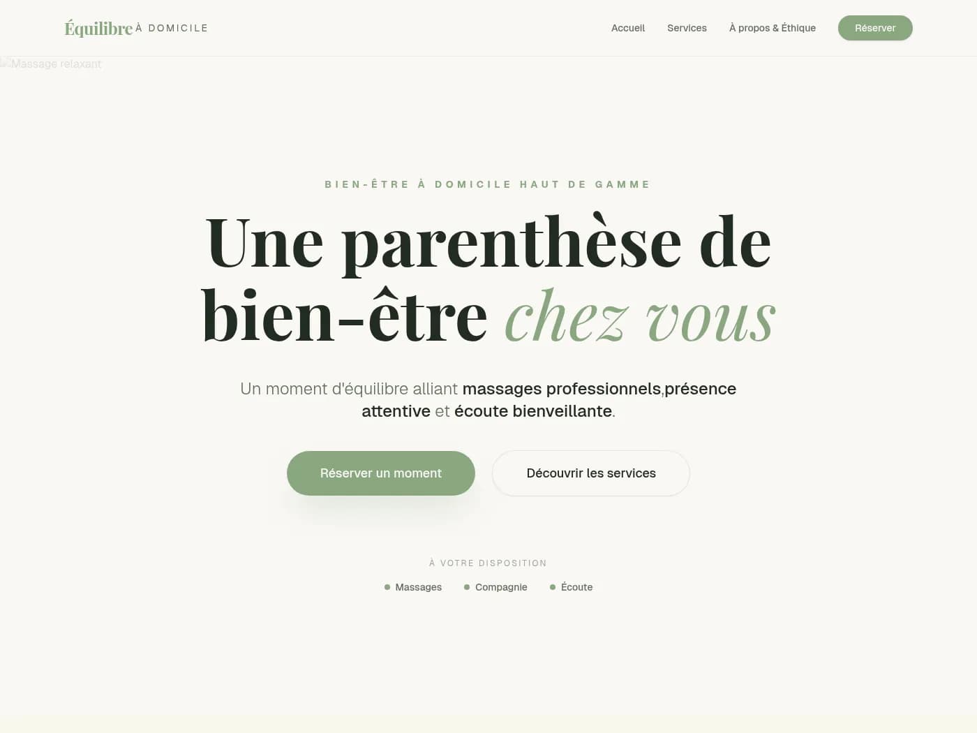 Équilibre à Domicile