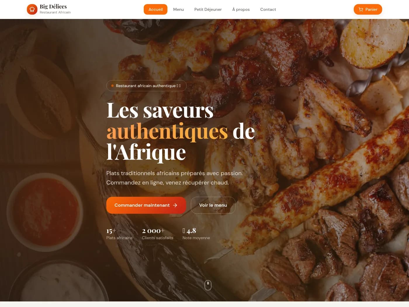Big Délices E-commerce