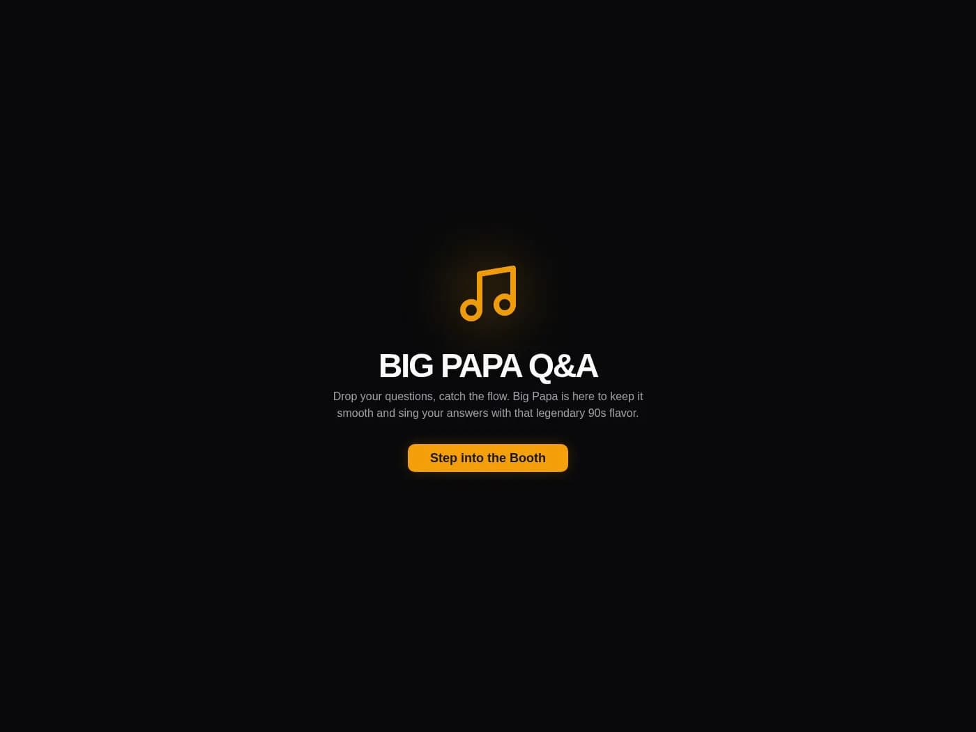 Big Papa Q&A App