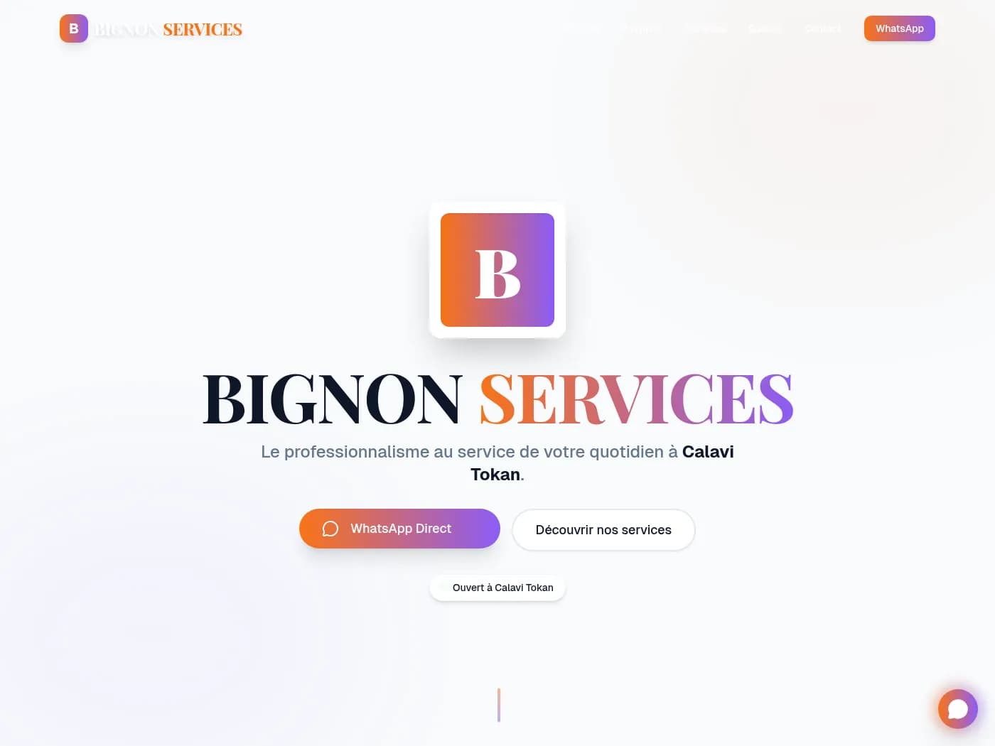 Bignon Services Web