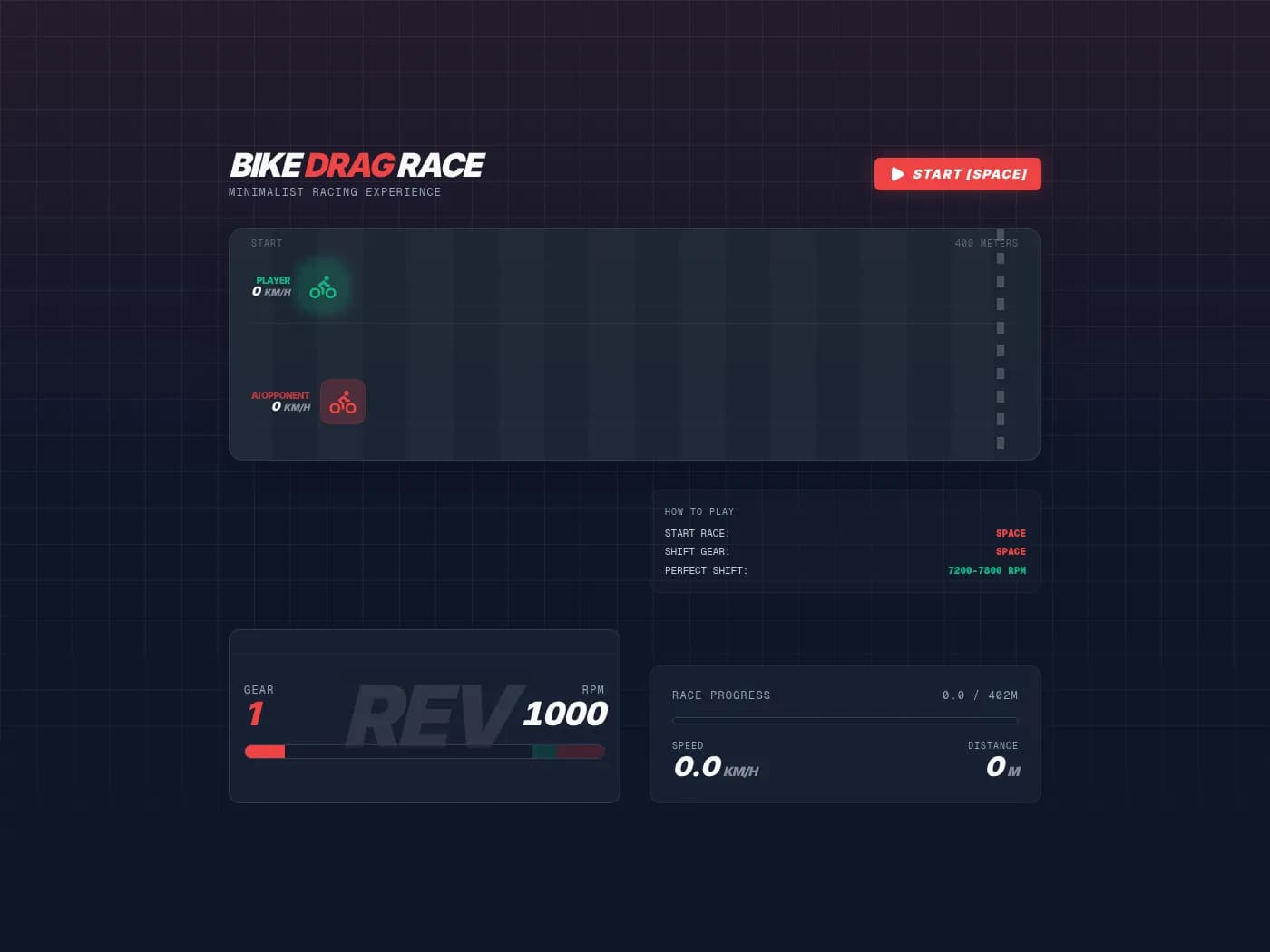 Bike Drag Race Game