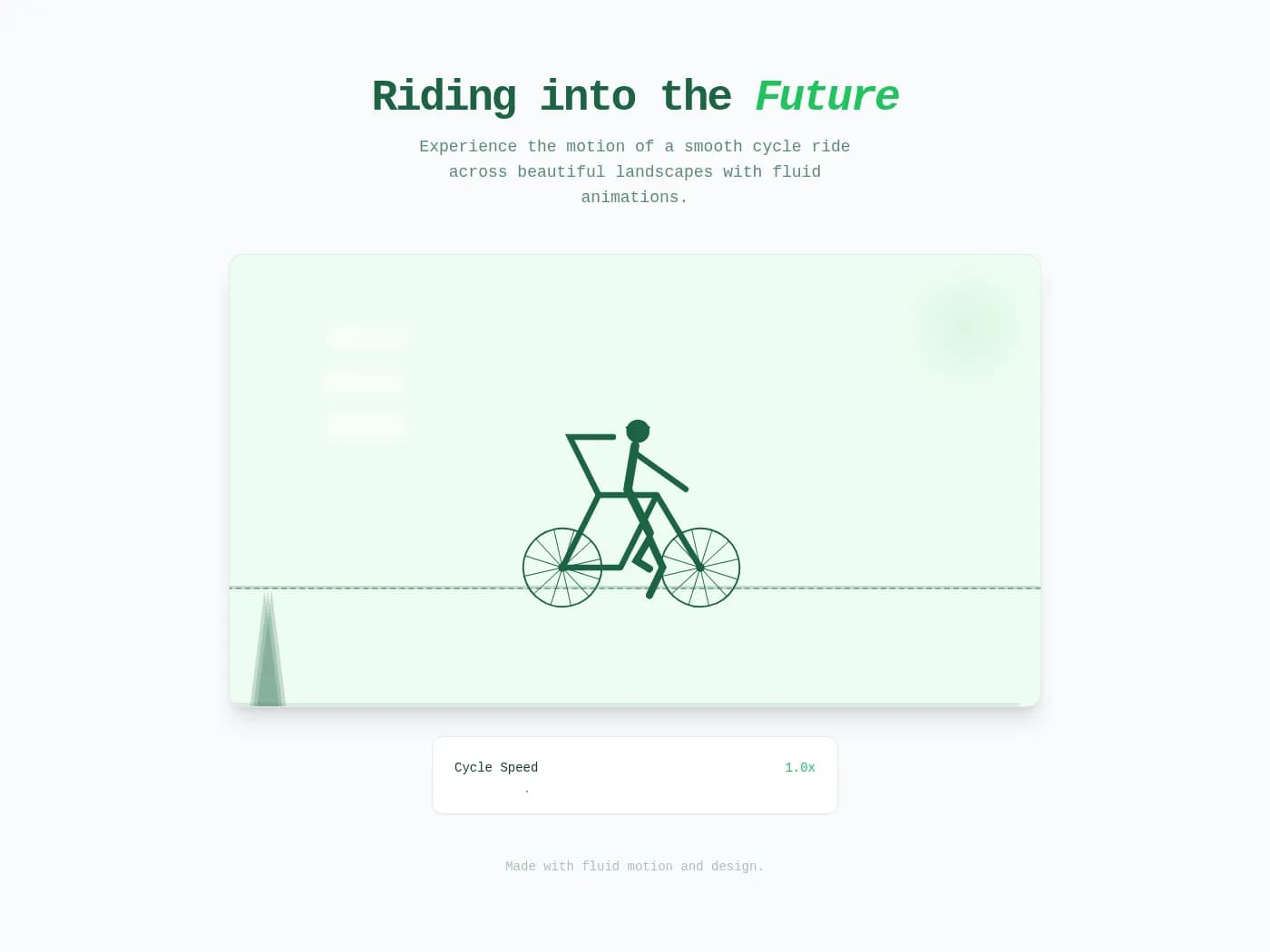 Animated Bike Rider