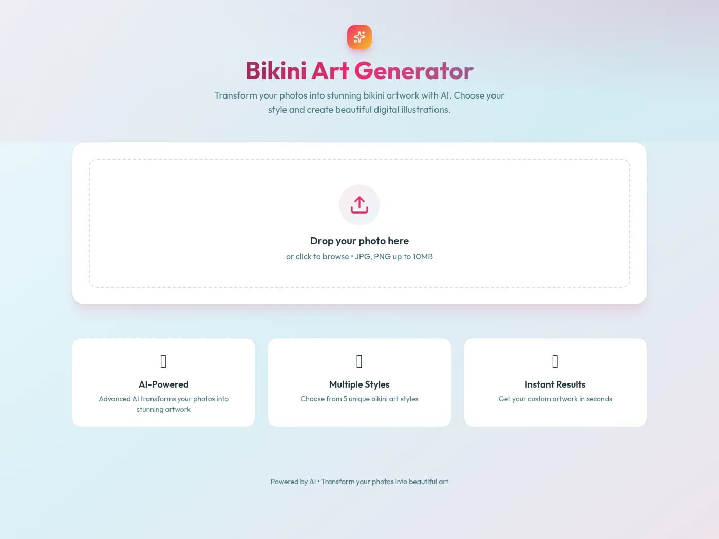 Bikini Art Generator