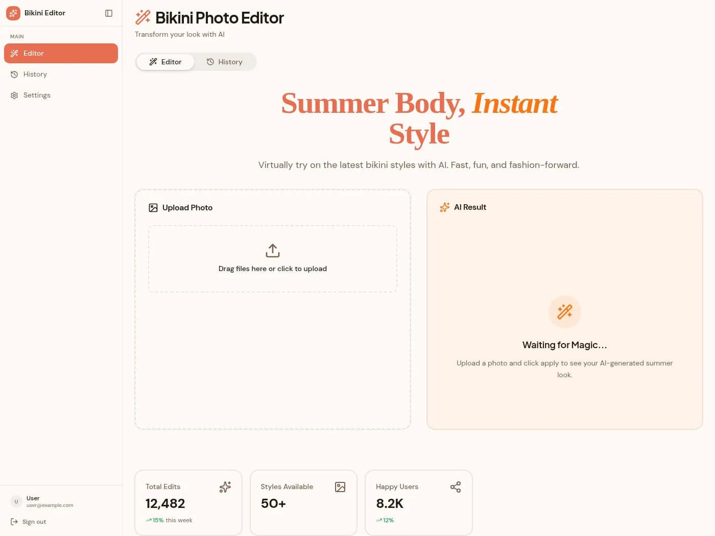 Bikini Photo Editor