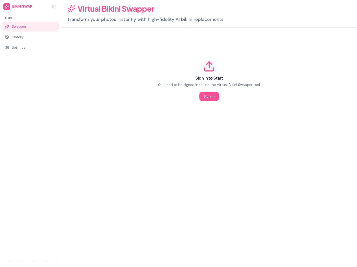 Virtual Bikini Swapper