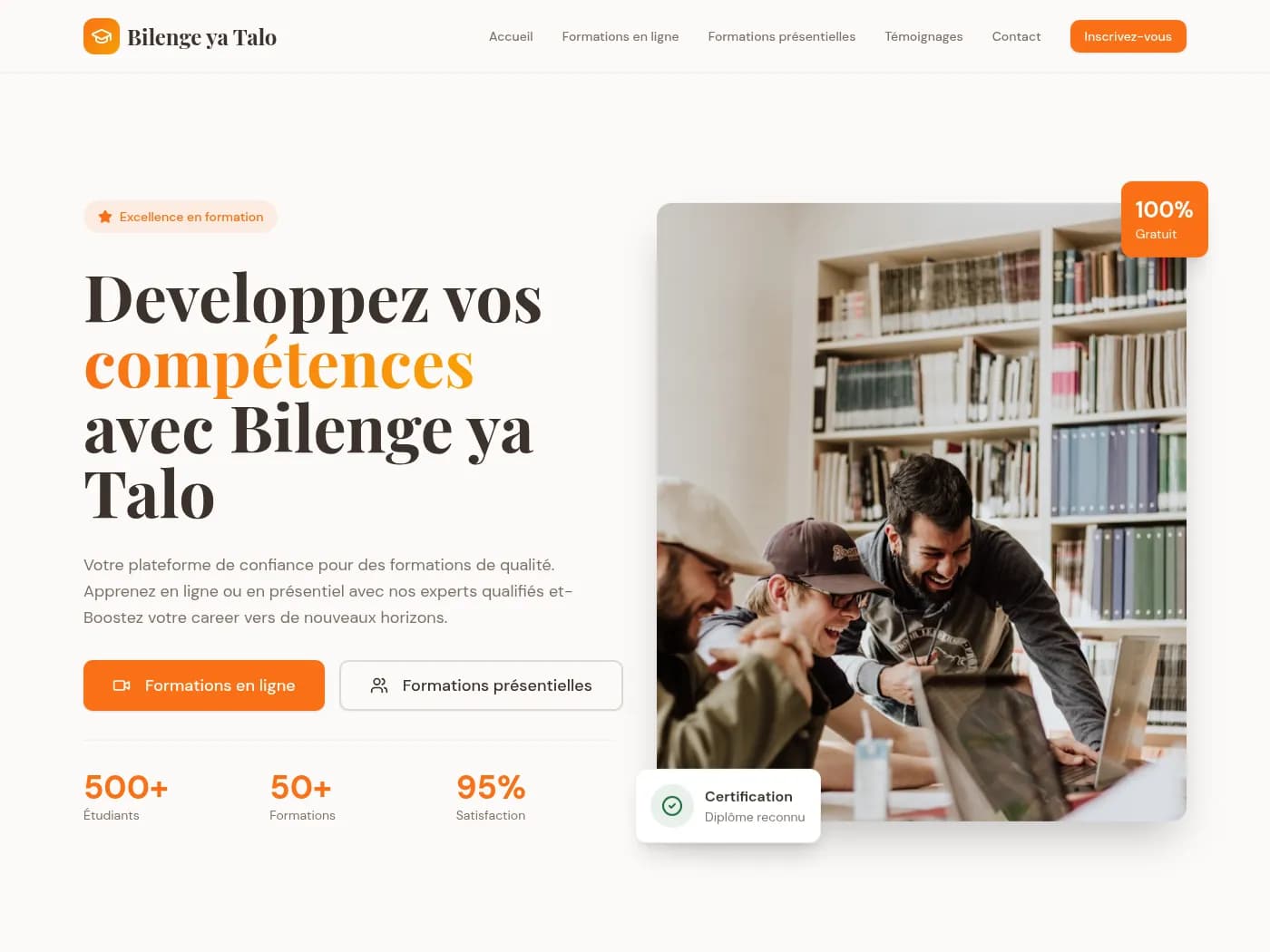 Bilenge ya Talo Platform