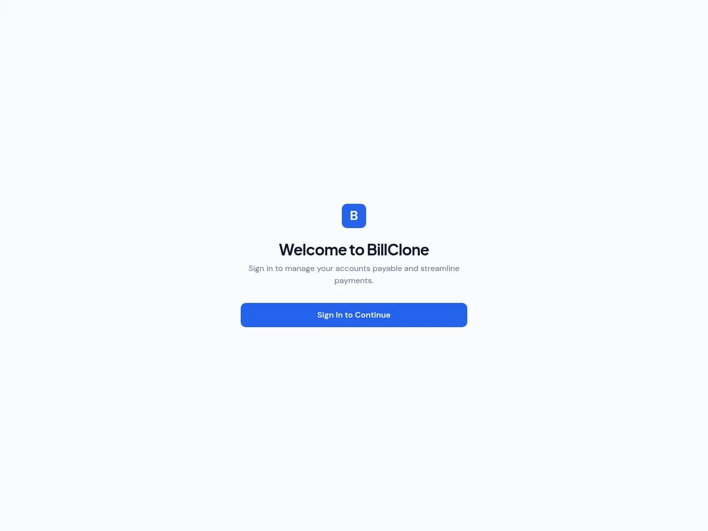 Bill.com Clone