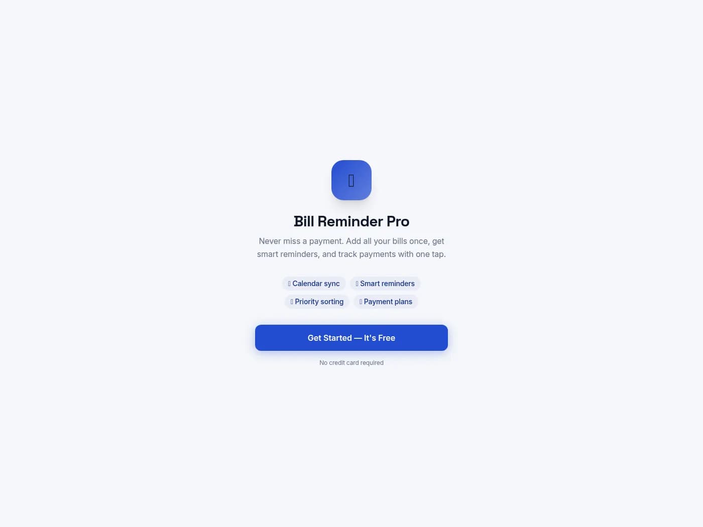 Bill Reminder Pro