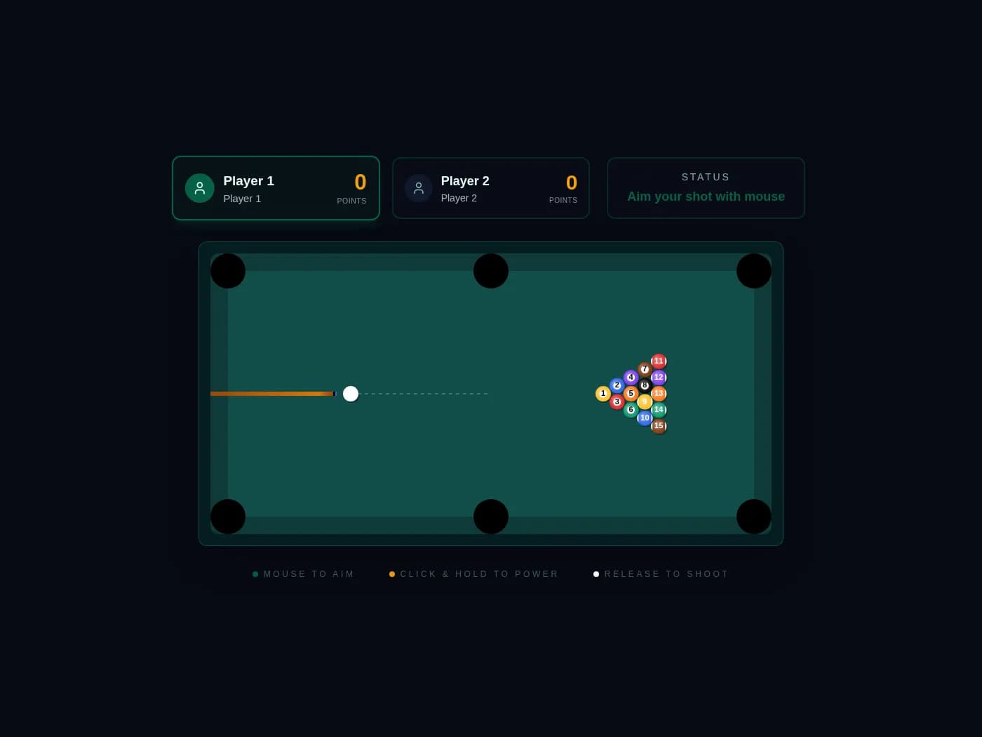 Billiard Game Online