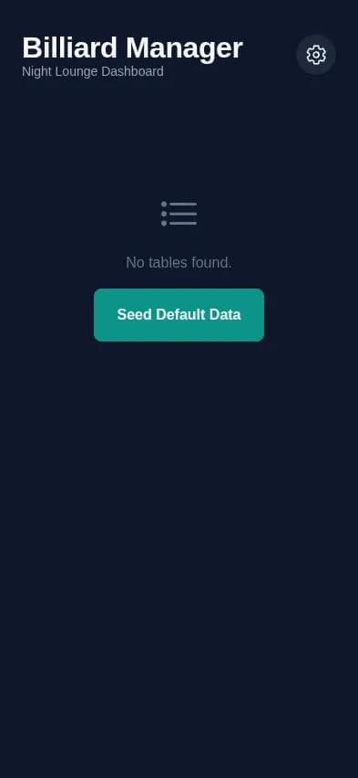 Billiard Manager App