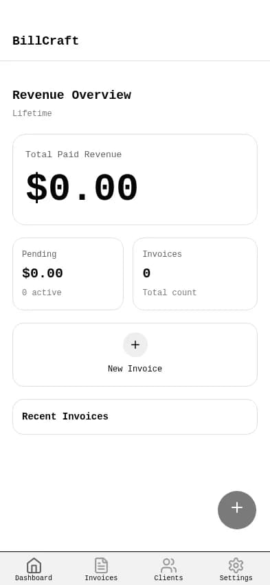 Billing Template App