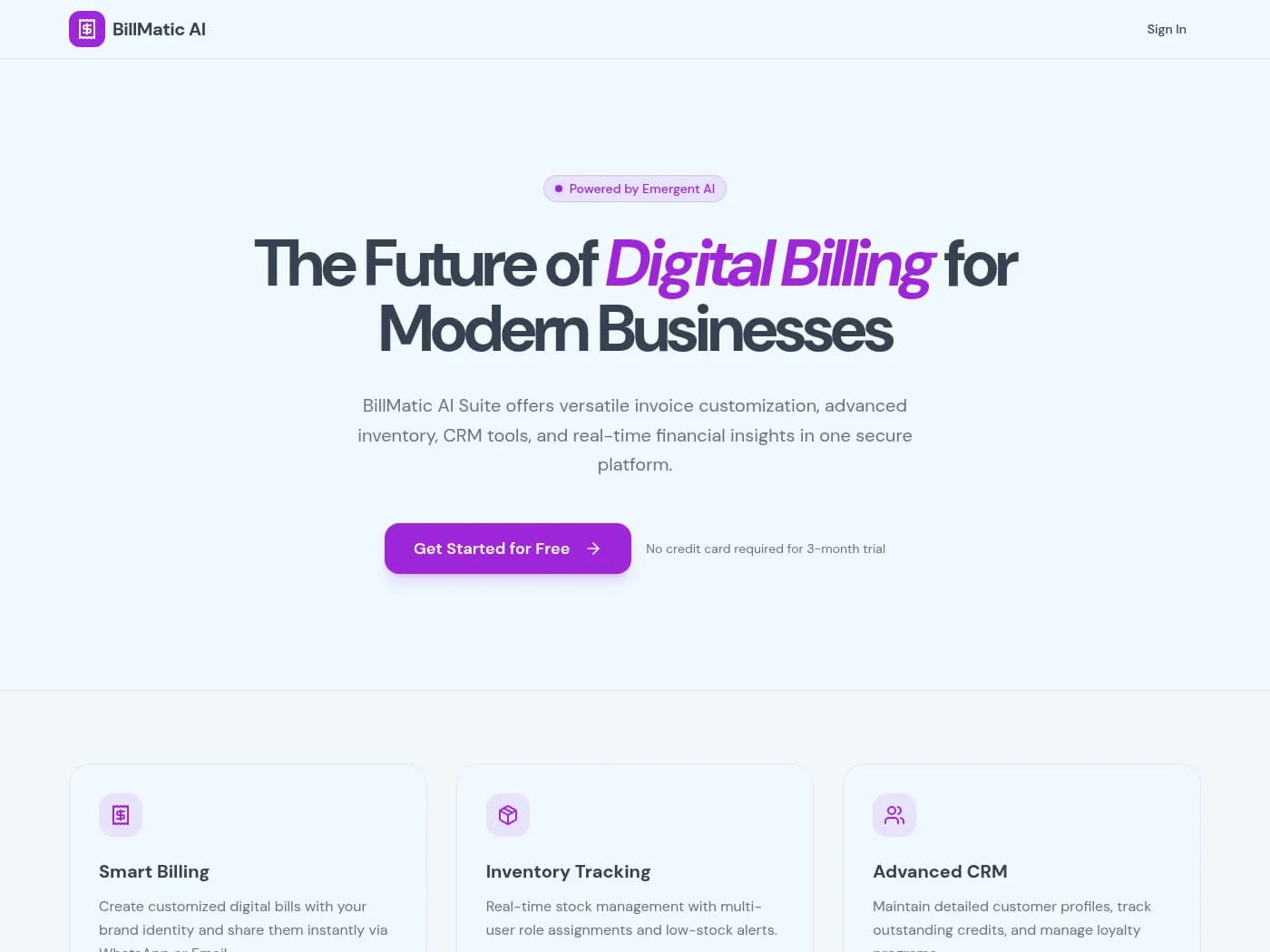 BillMatic AI Suite