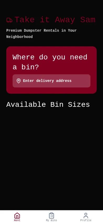 BinBooker App
