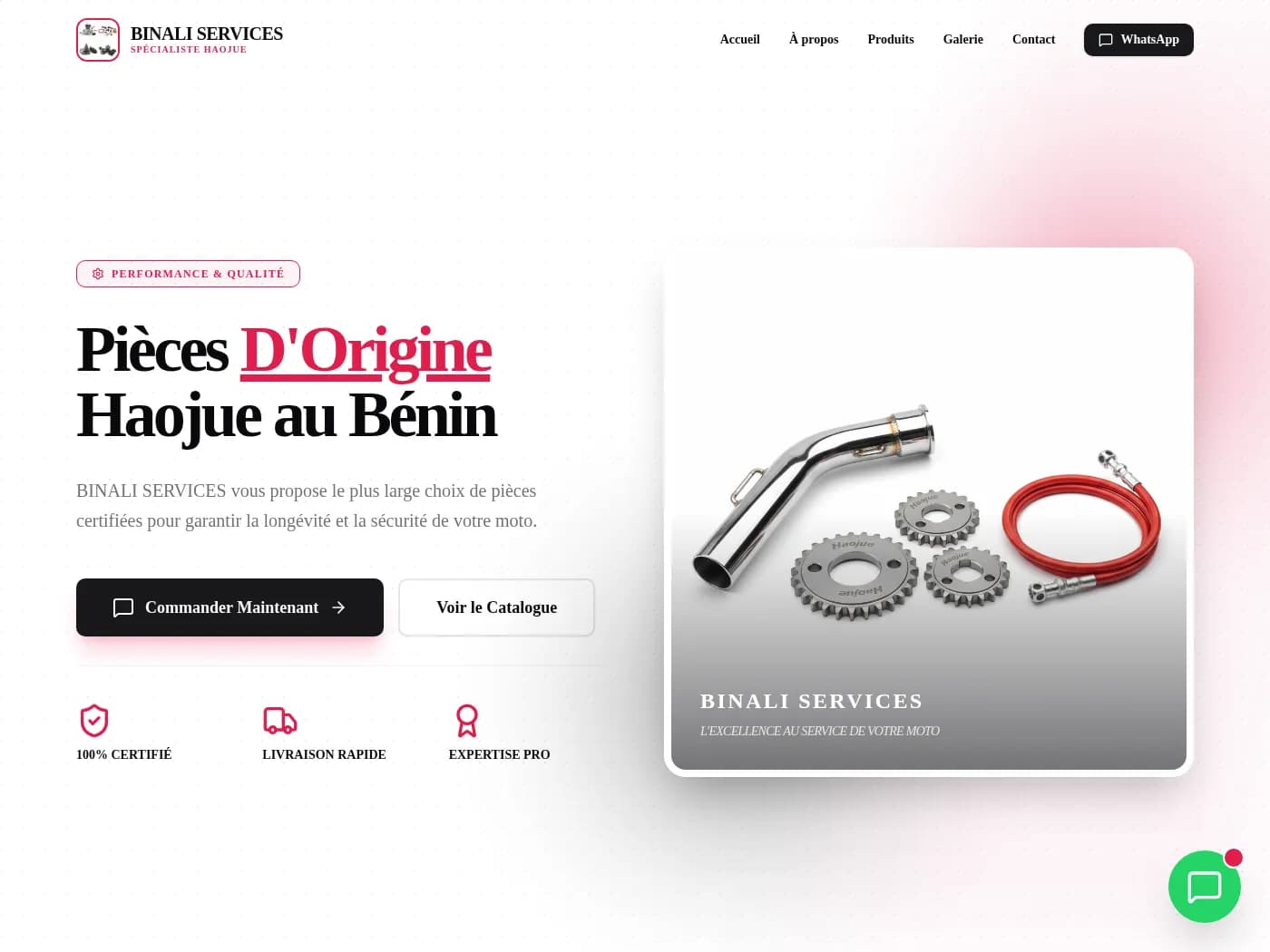 Binali Moto Site Refresh