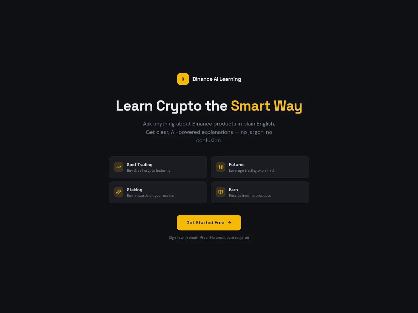 Binance AI Learning