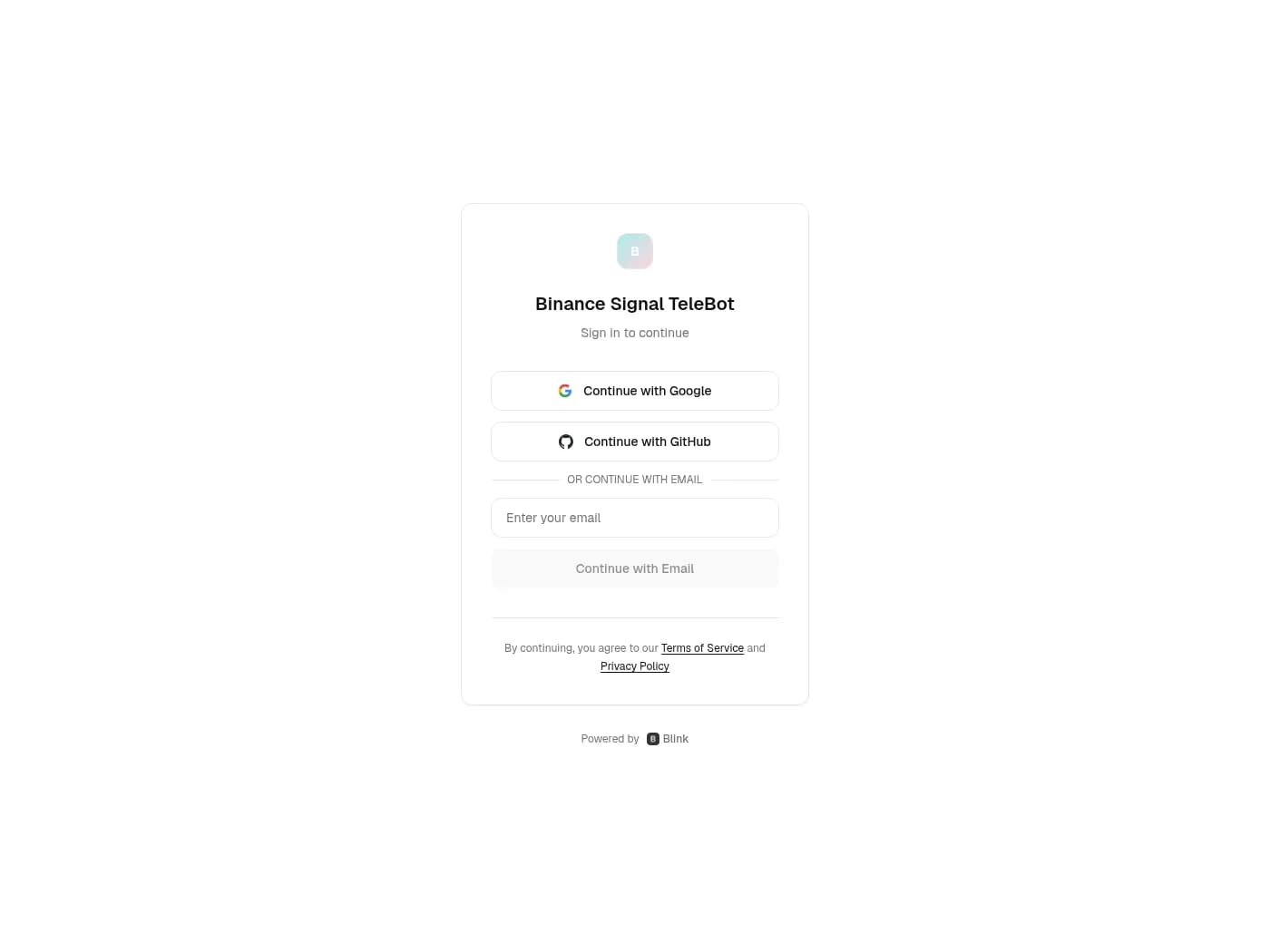 Binance Signal TeleBot