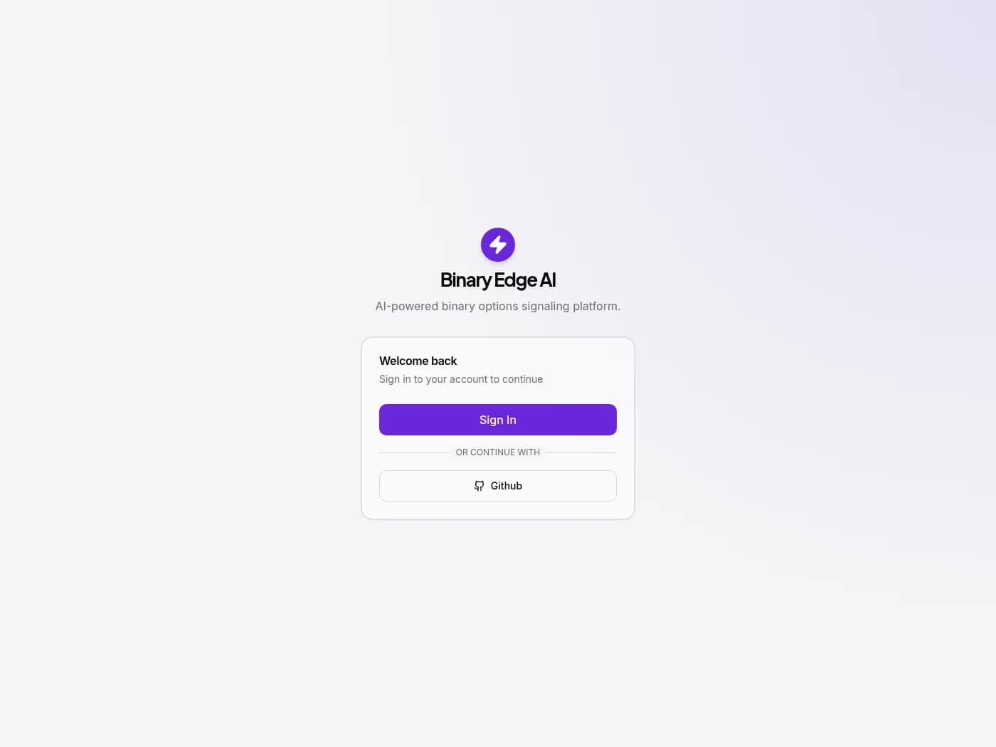 Binary Edge AI