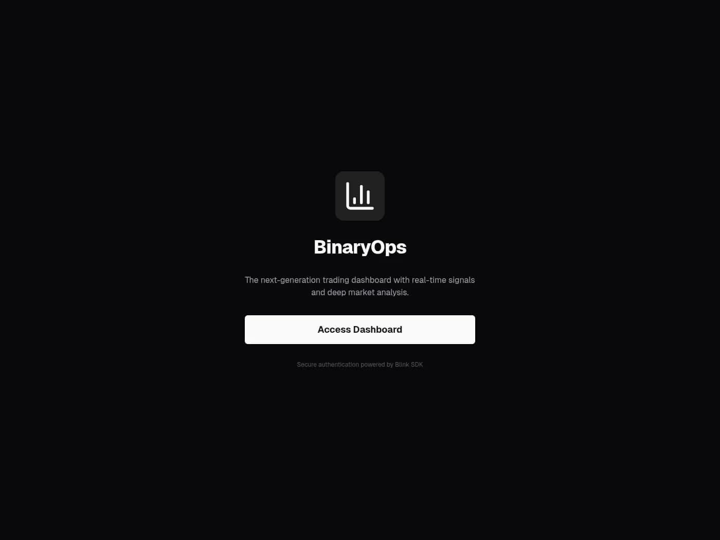 BinaryOps Dashboard
