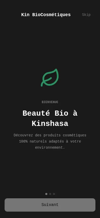 Kinshasa BioCosmetics App