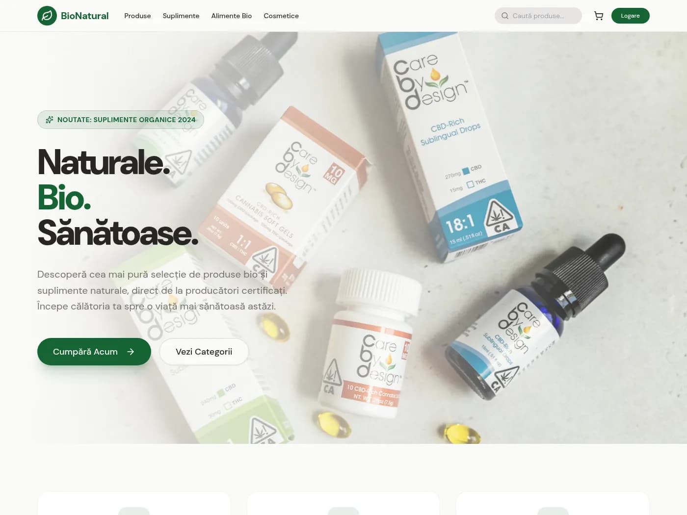 Bio Shop WordPress Site