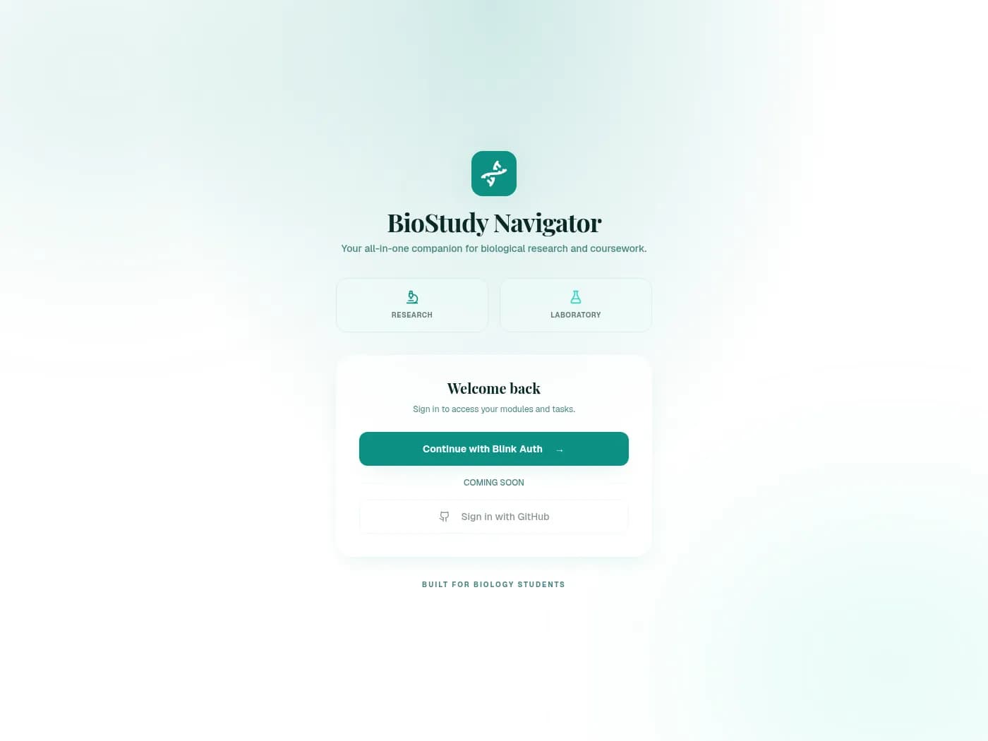 BioStudy Navigator