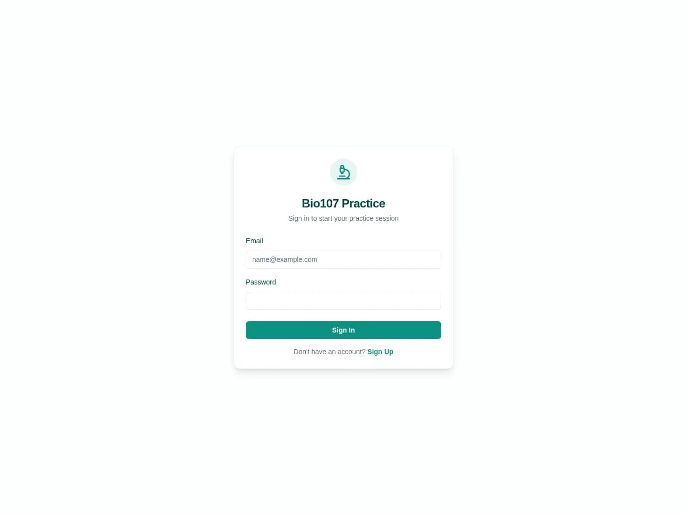 Bio107 CBT Practice App