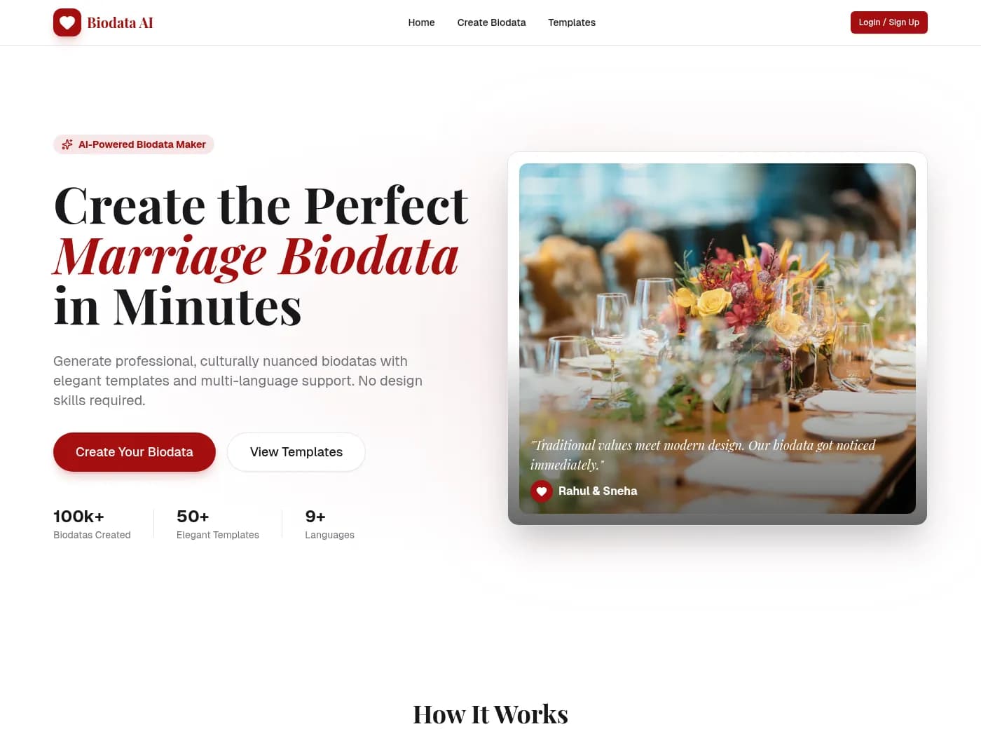 Biodata AI Clone