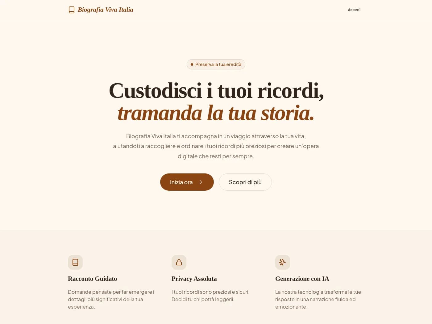 Biografia Viva Italia