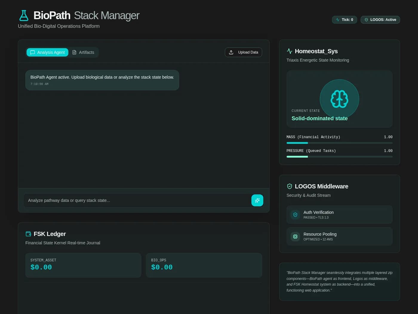 BioPath Stack Manager