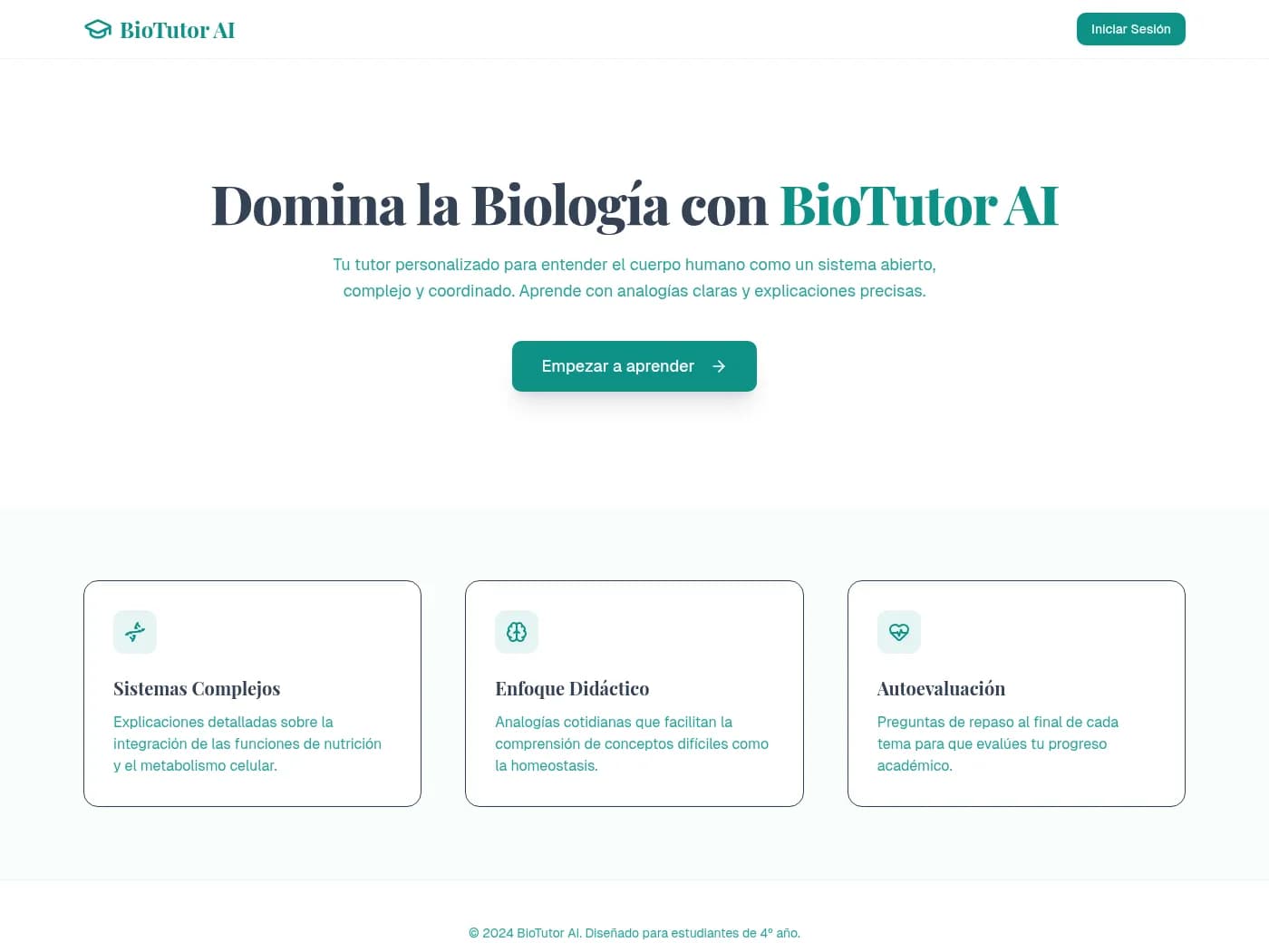 BioTutor AI Chatbot