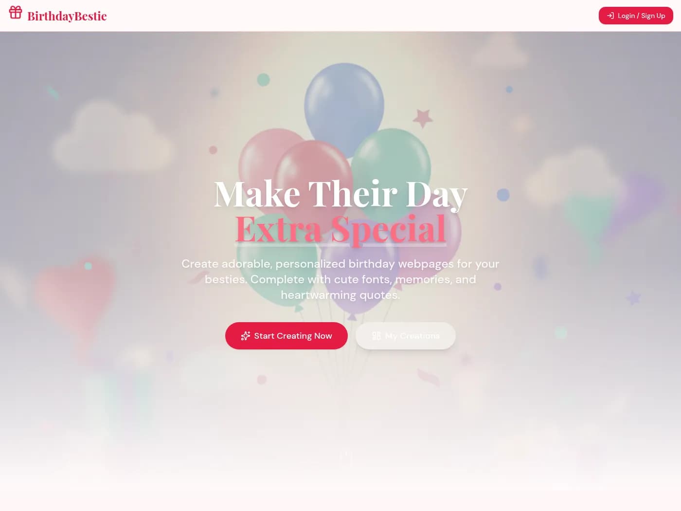 Bestie Birthday Web