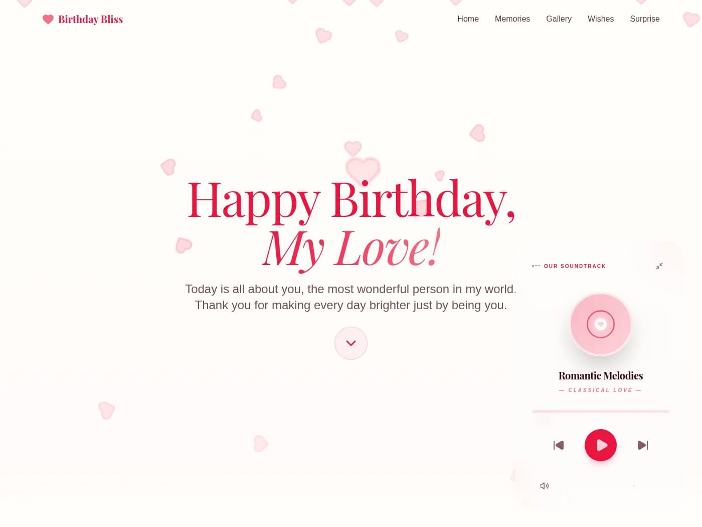 Birthday Bliss Portal