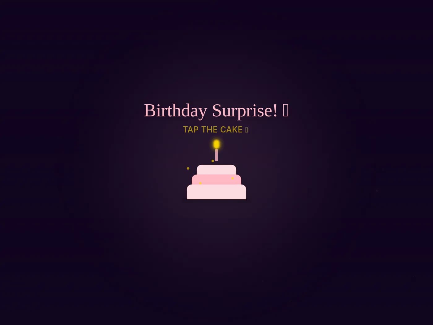 Birthday Surprise Animation