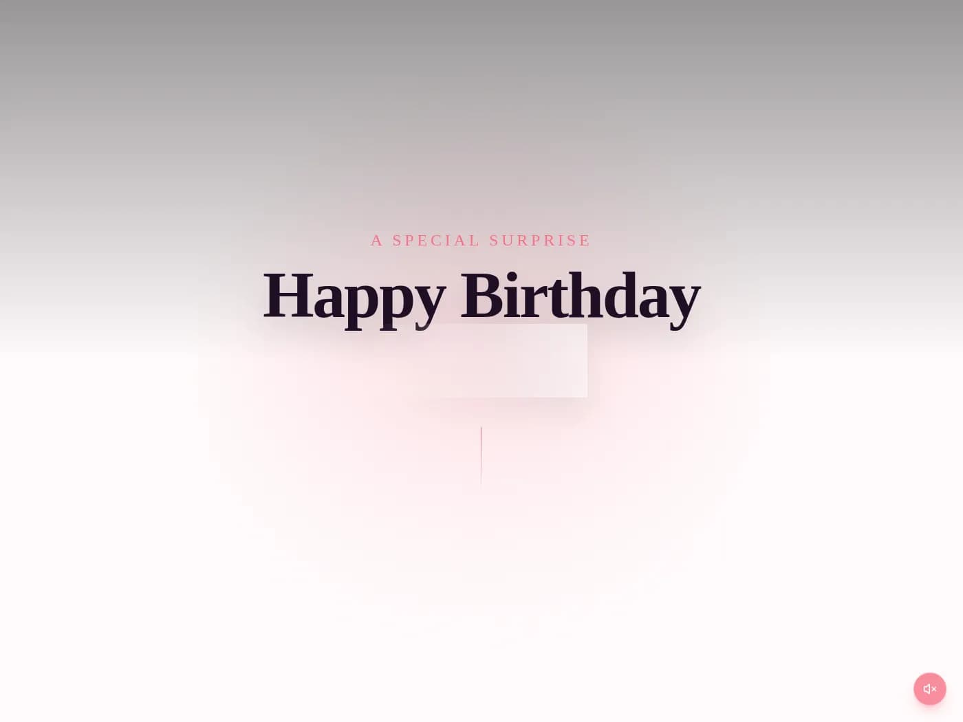 Birthday Cinematic Surprise App
