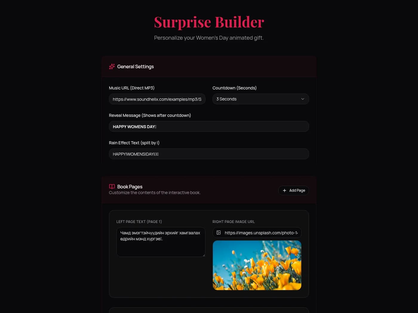 Birthday Gift Surprise
