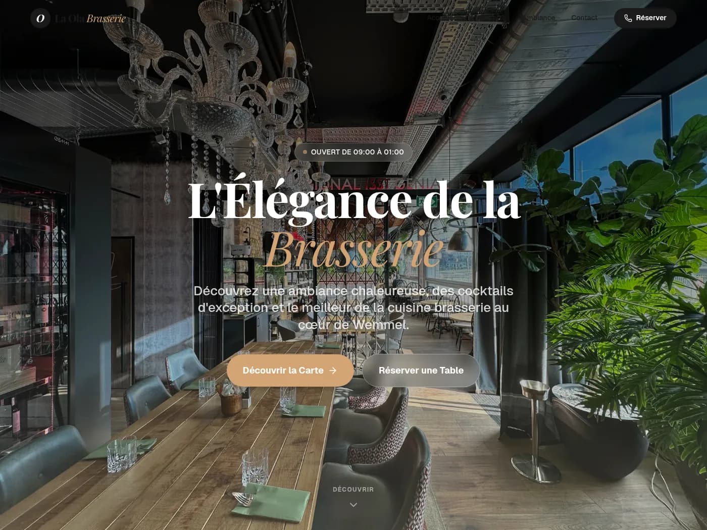 BistroUX Landing Page