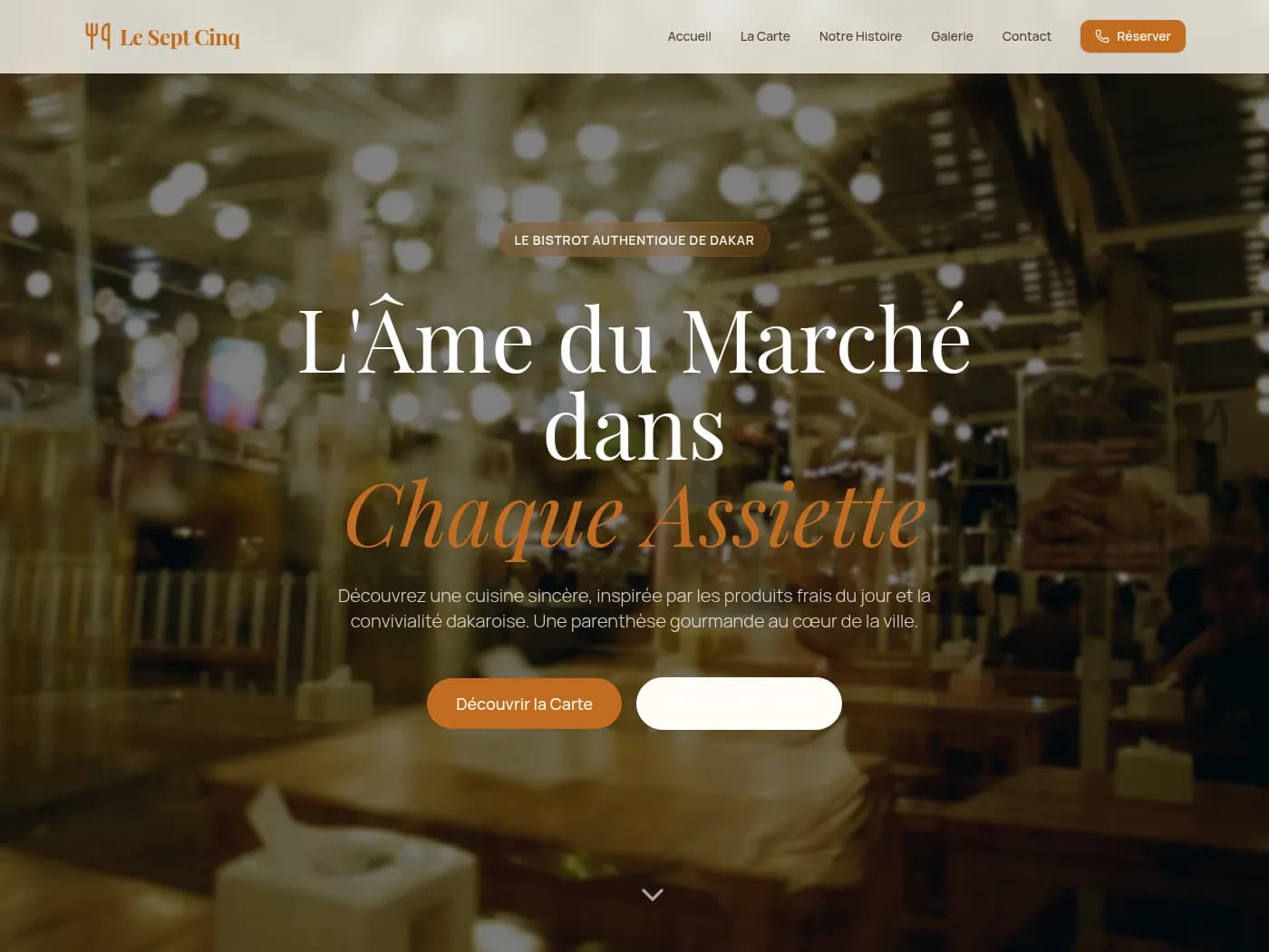 Bistrot du Marché Site